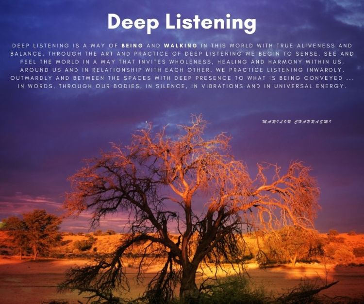 An Intro Offering: The Art and Practice of Deep Listening – Ahnung Way